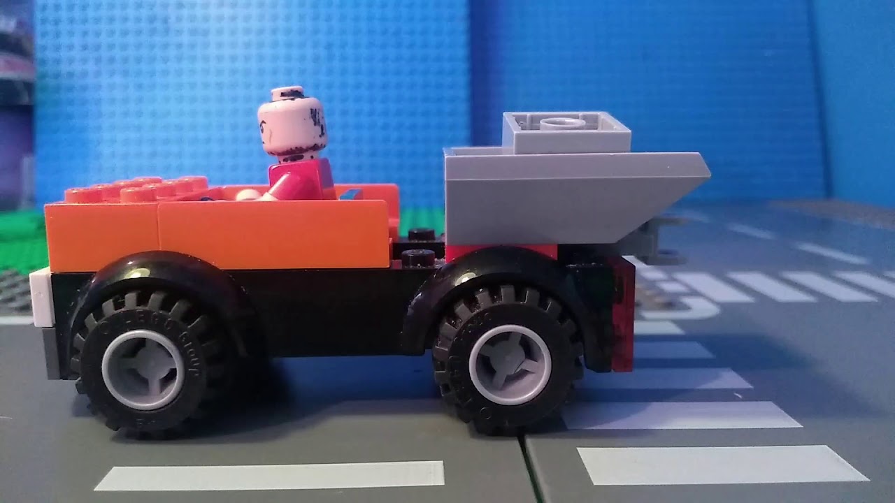 lego mail car stop motion - YouTube