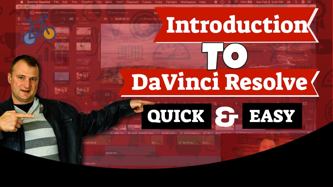 Introduction To DaVinci Resolve and video editing for YouTube - YouTube