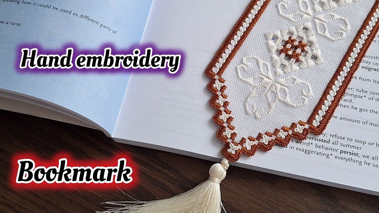 Woooooow 🤩 Hardanger embroidery bookmark is ready , Read 📚 and enjoy ☺️ ...