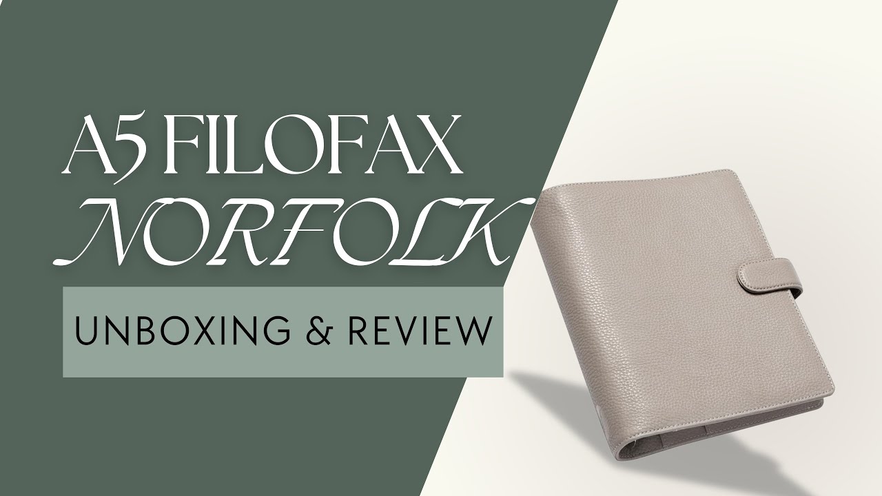 Filofax A5 Norfolk: The Most Functional Planner Ever? - YouTube