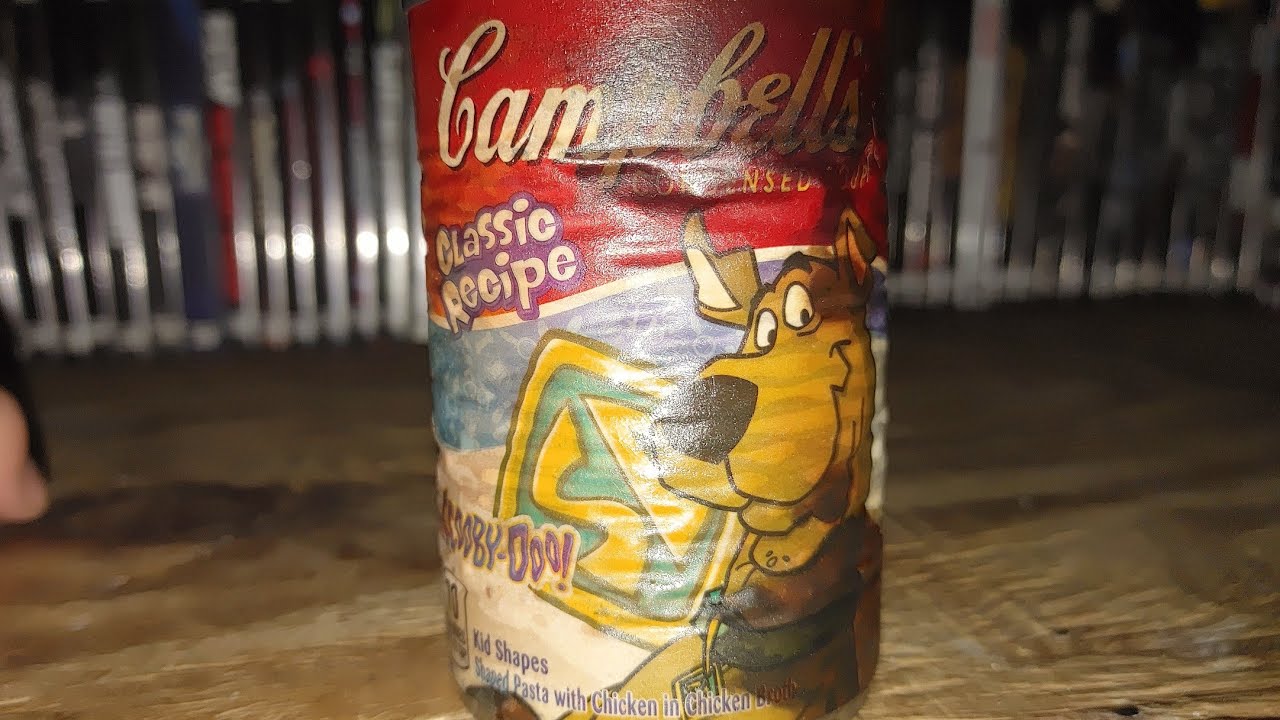 Opening Old Scooby-Doo Soup Can From Almost 10 Years Ago 🤢 - YouTube