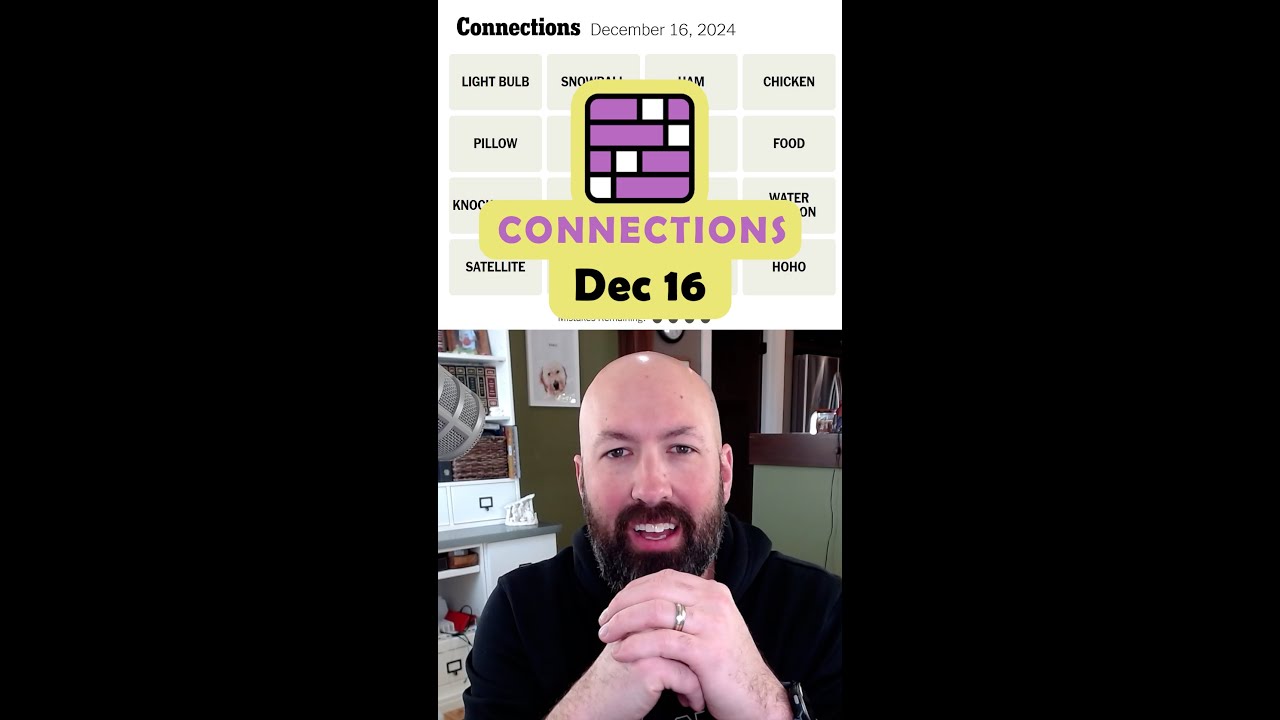NYT Connections - Dec 16 - YouTube
