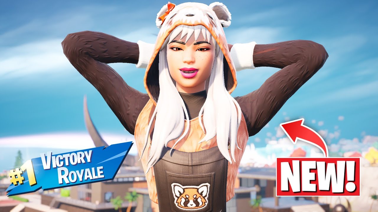 Victoria con el NUEVO estilo skin SYD Fortnite - YouTube