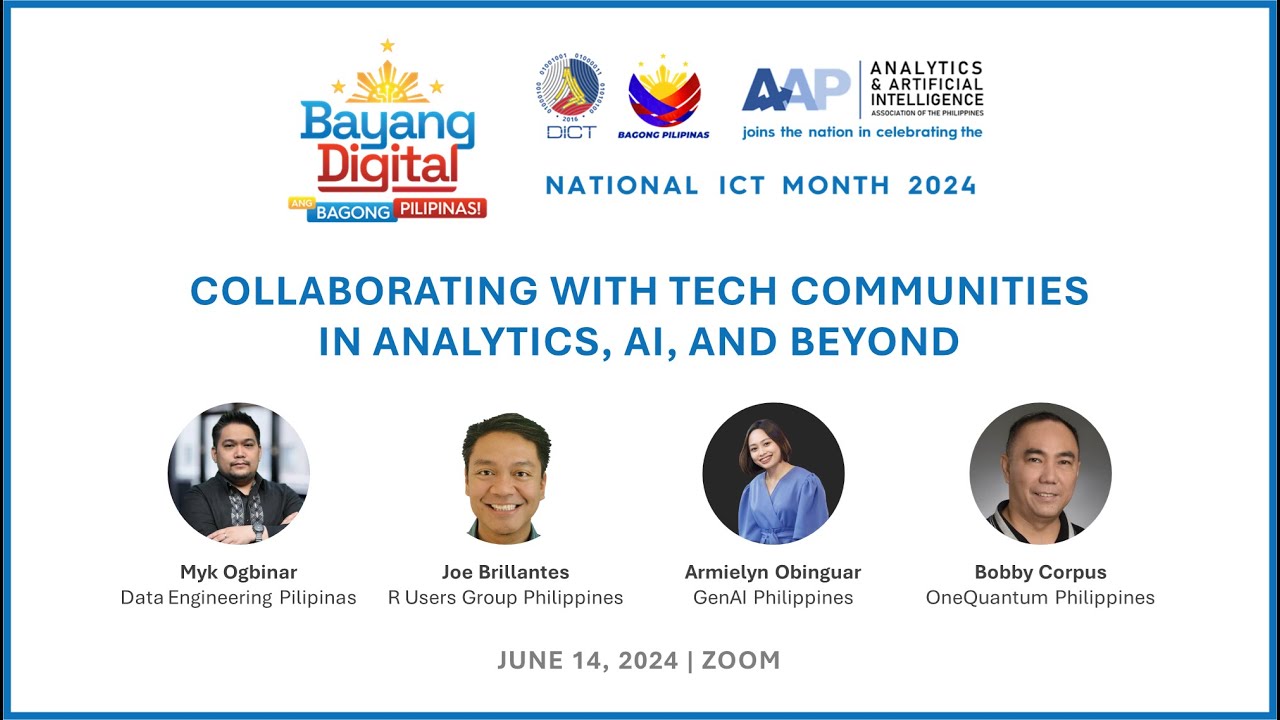 Collaborating with Tech Communities in Analytics, AI, and Beyond - YouTube