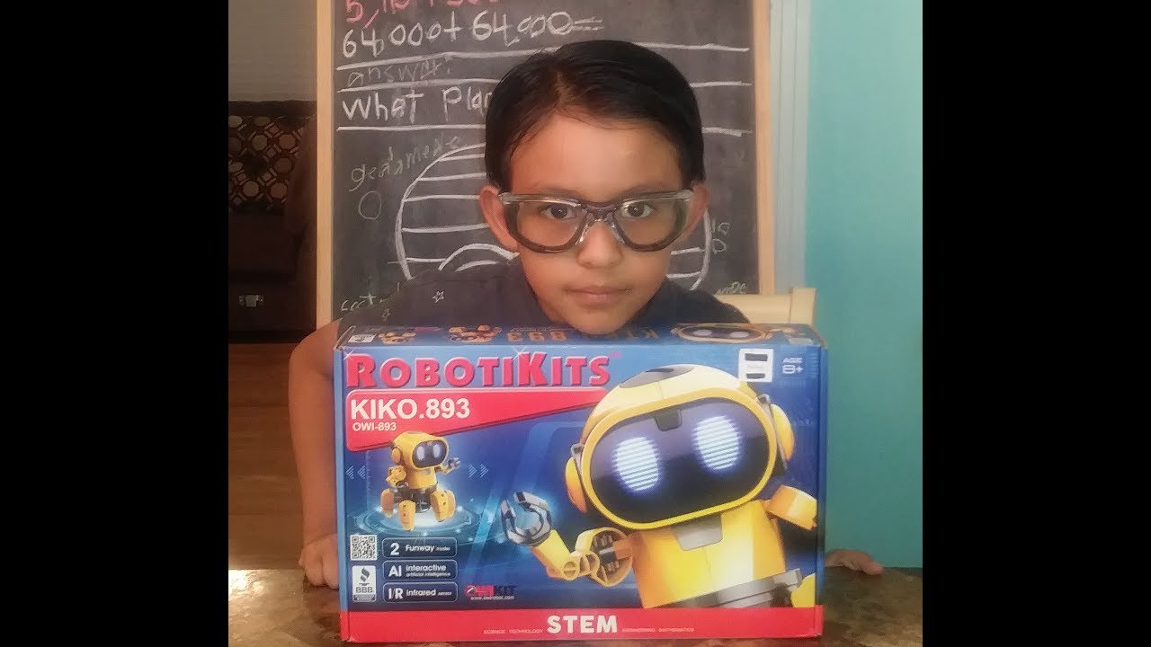 Robotikits KIKO .893 -NEW ROBOT! NEW TOY KEEPER - YouTube