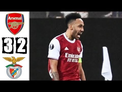 Arsenal vs Benfica 3-2 Extended Highlights & Goals 2021
