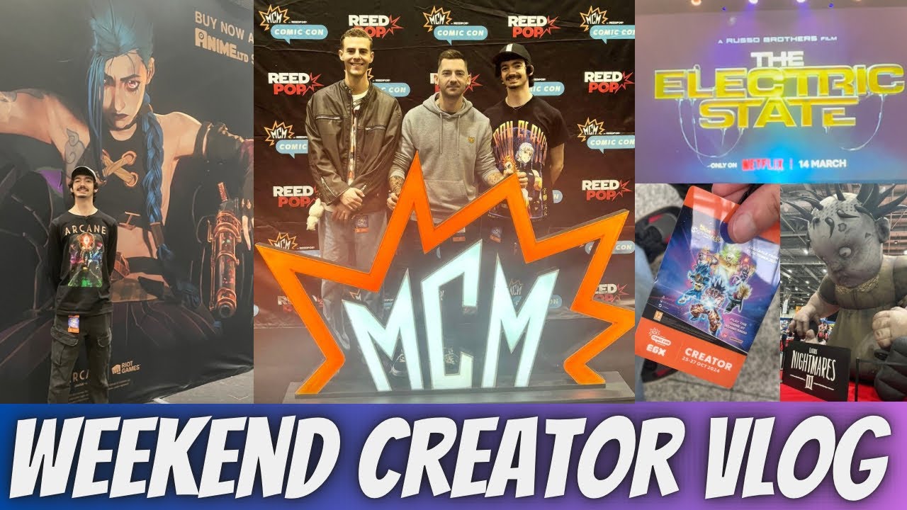 MCM COMIC CON LONDON 2024 OCTOBER FULL WEEKEND CREATOR VLOG *THE ...