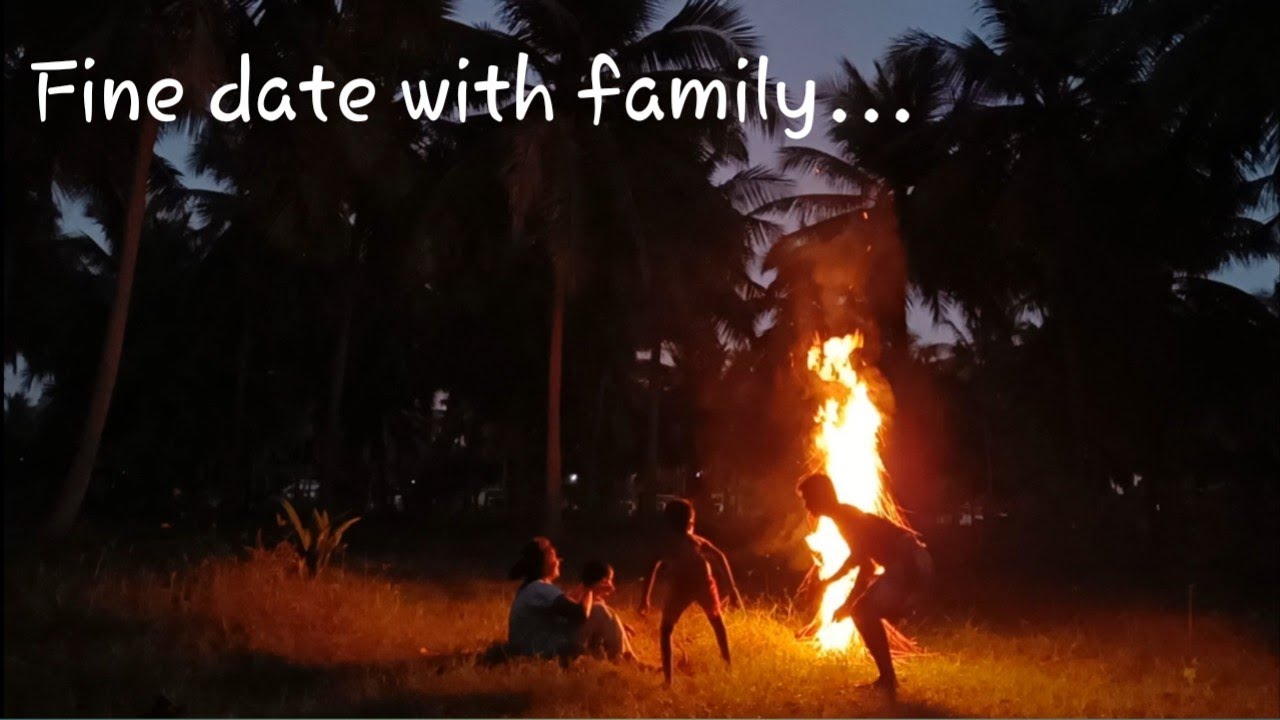 Campfire in farm | sticking to agriculture - YouTube