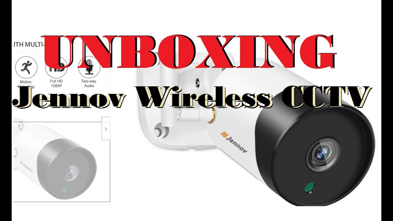 Jennov 1080P Wifi Security Camera UNBOXING & Testing - YouTube