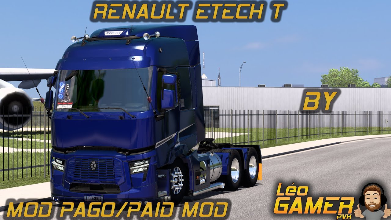 ETS2: Apresentação Renault Etech T By Léo Gamer - YouTube