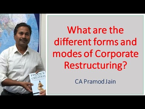 What are the different forms and modes of Corporate Restructuring? I CA ...