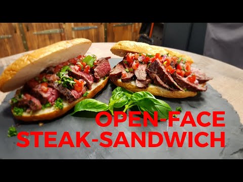 OPEN-FACE FLAP-STEAK SANDWICH - Italian Style | Rezept | Anleitung ...