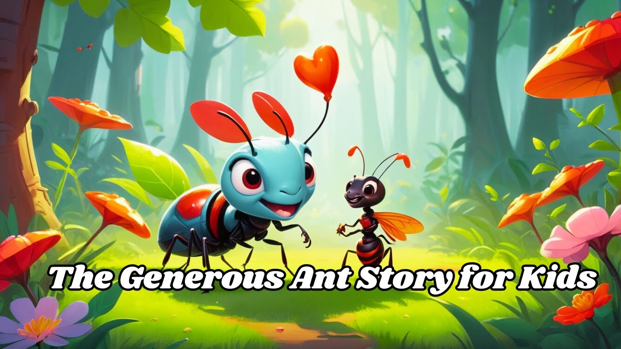 The Generous Ant Story for Kids I The Kind-Hearted Ant I The Ant's Gift ...