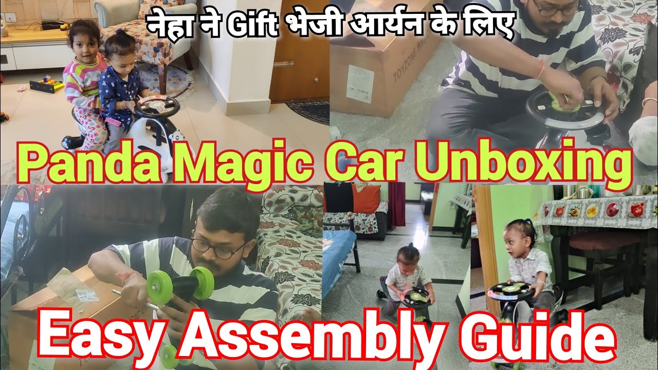 Panda Magic Car Unboxing & Assembly | Toyzone Eco Panda Magic Car ...