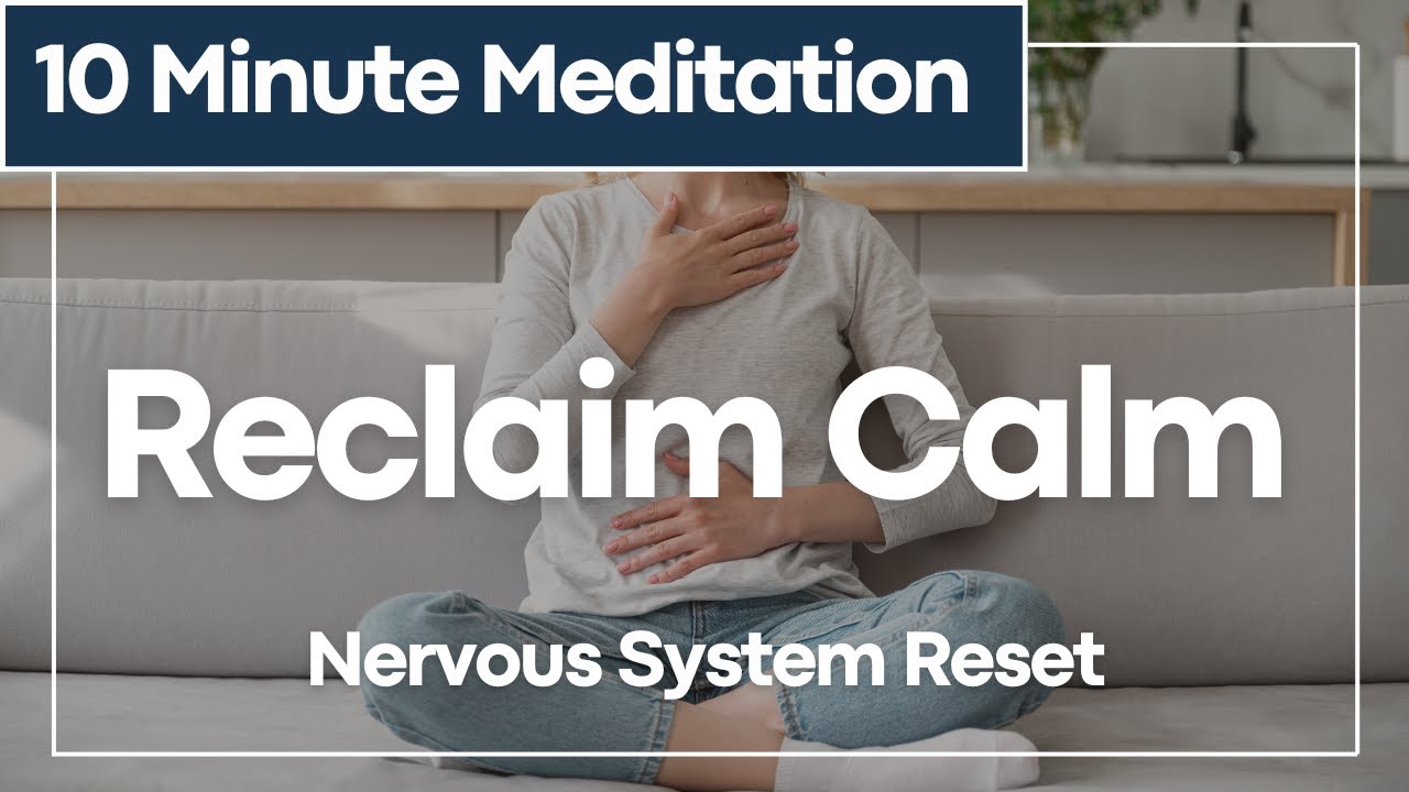 Deep Breathing to Calm Your Nervous System | 10 Minute Guided Practice ...