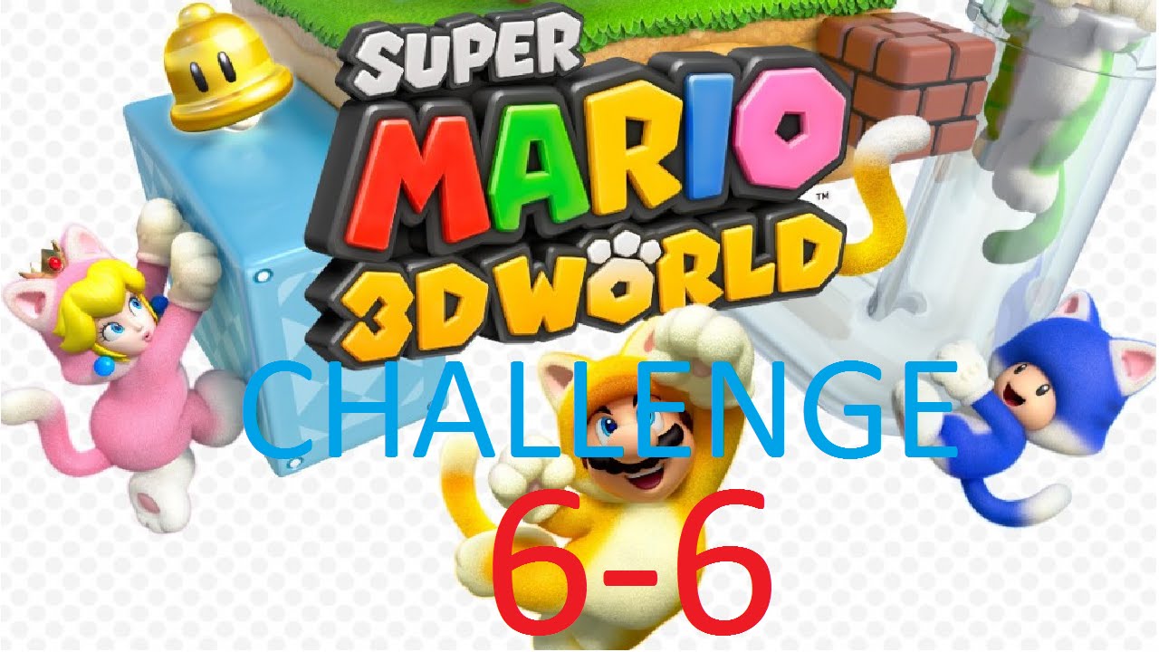 Let's Challenge Super Mario 3D World (Welt 6-6 Sturm auf die Kugelwilli ...