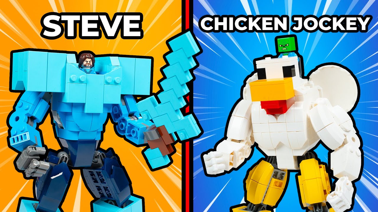 I Built LEGO Minecraft Movie Mechs - YouTube