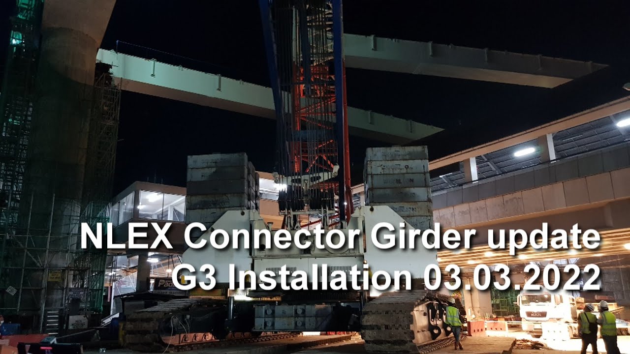 NLEX Connector Steel Box Girder installation (G3) at Blumentritt Stn ...