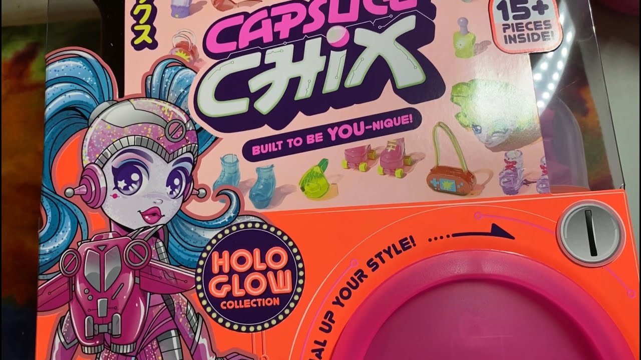 My Very First HoloGlow (Capsule Chix) Unboxing!!!~ 🎉 - YouTube