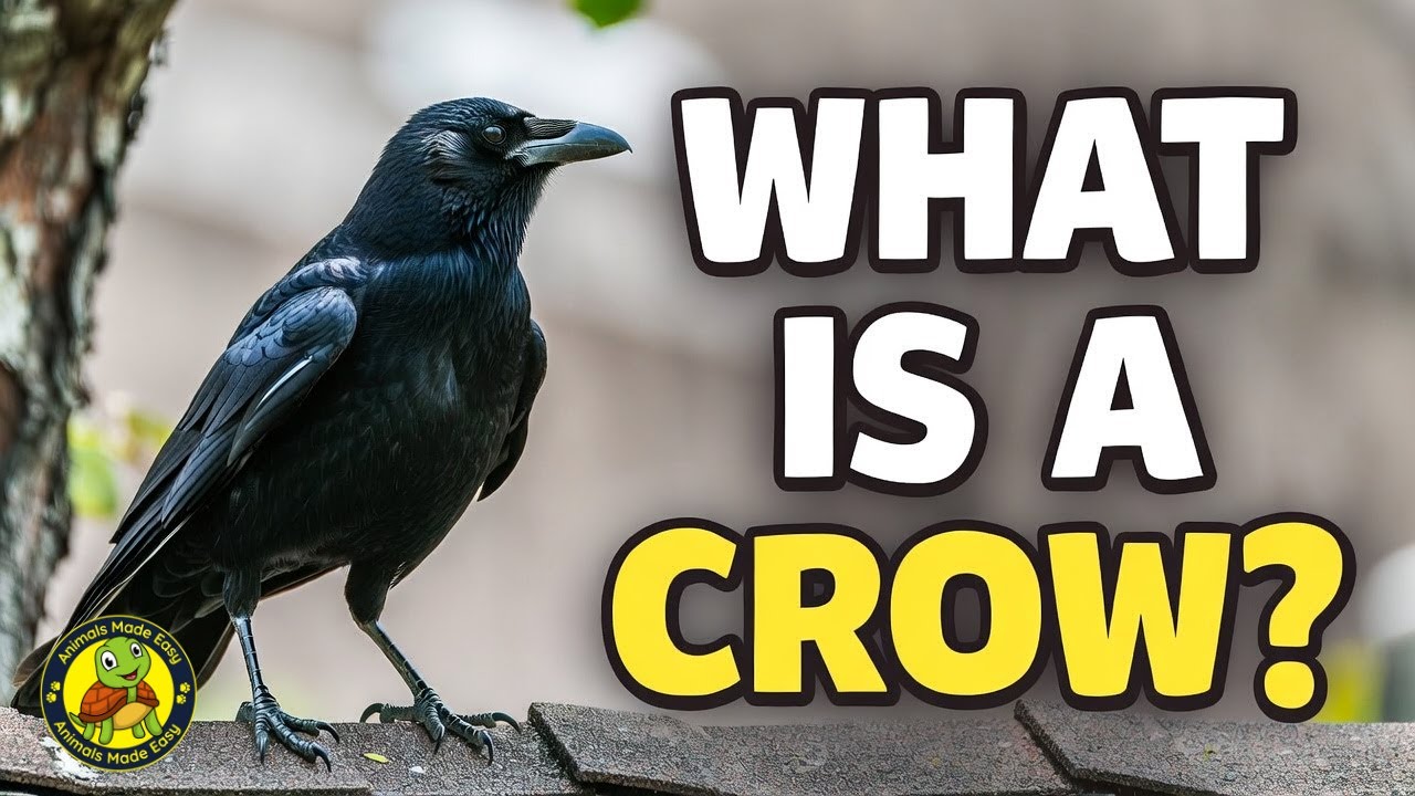 What Is a Crow? | Learn About Crows for Kids | Animals Made Easy - YouTube
