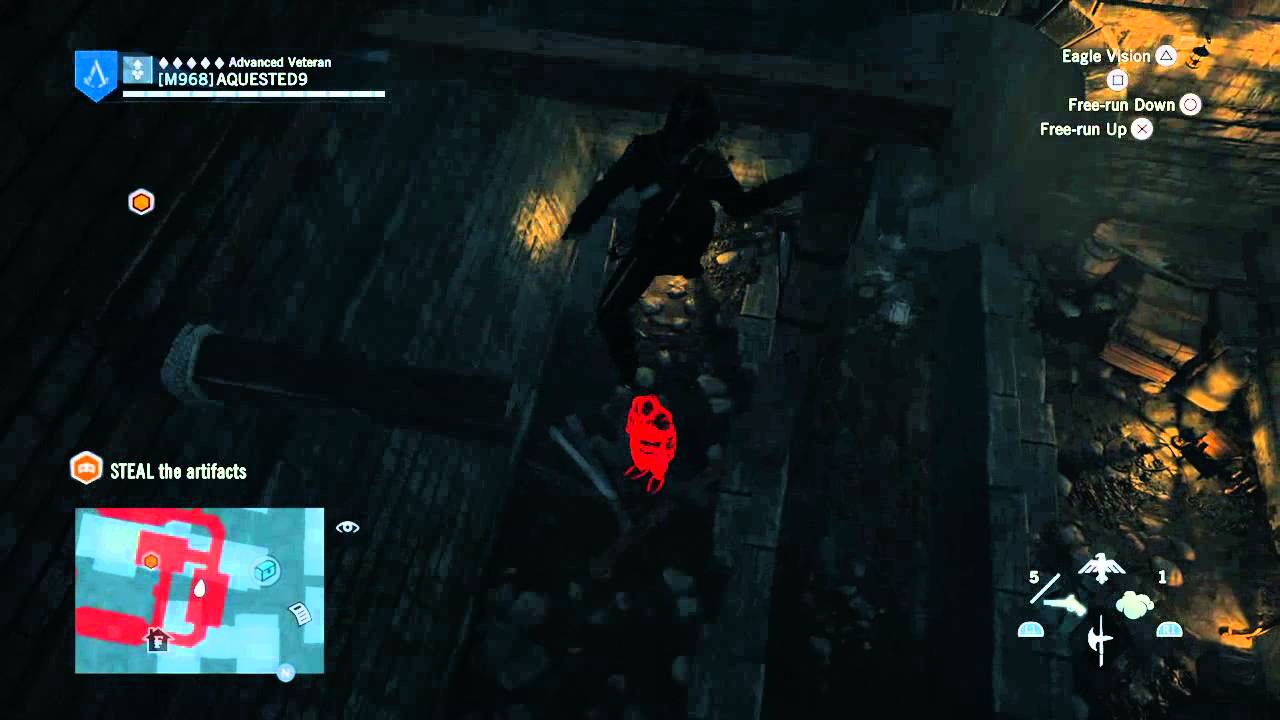 Assassin's Creed unity Tithing templars heist tutorial - YouTube