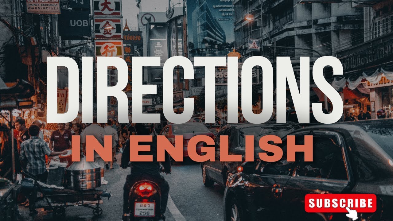 Learn English: Directions in English - YouTube