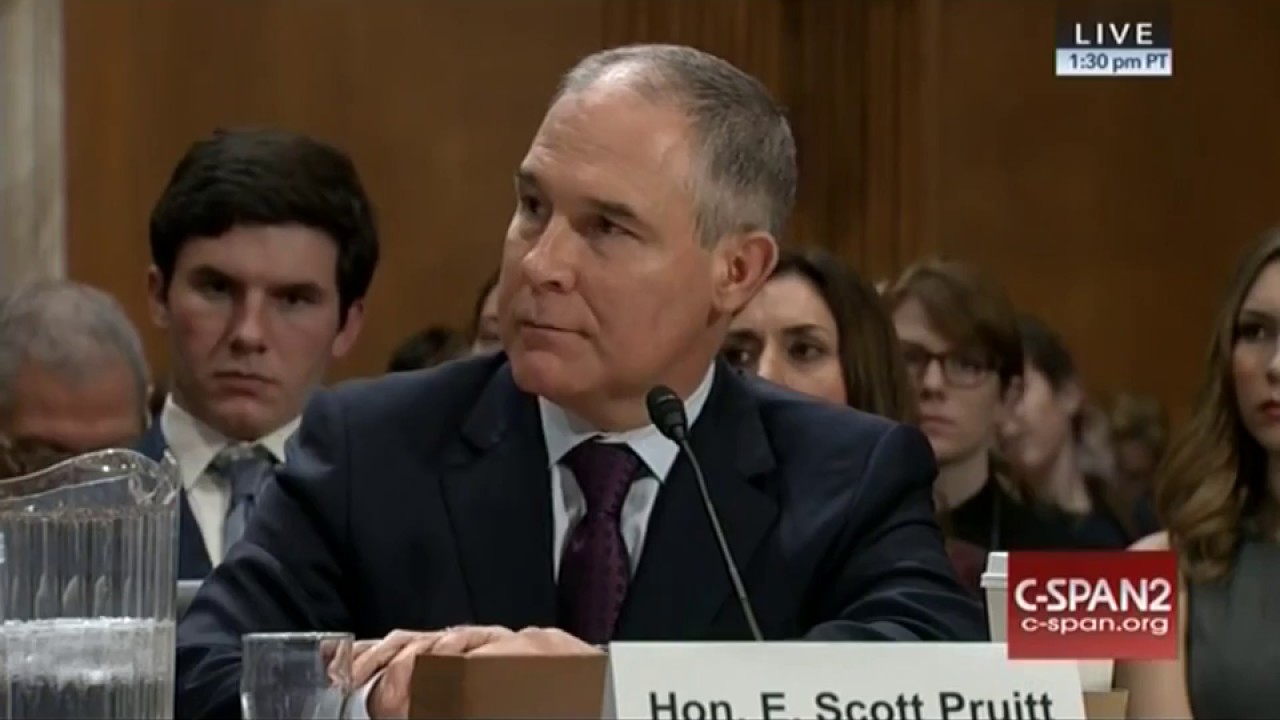 Senator Markey Questions EPA Nominee Pruitt on Clean Water ...