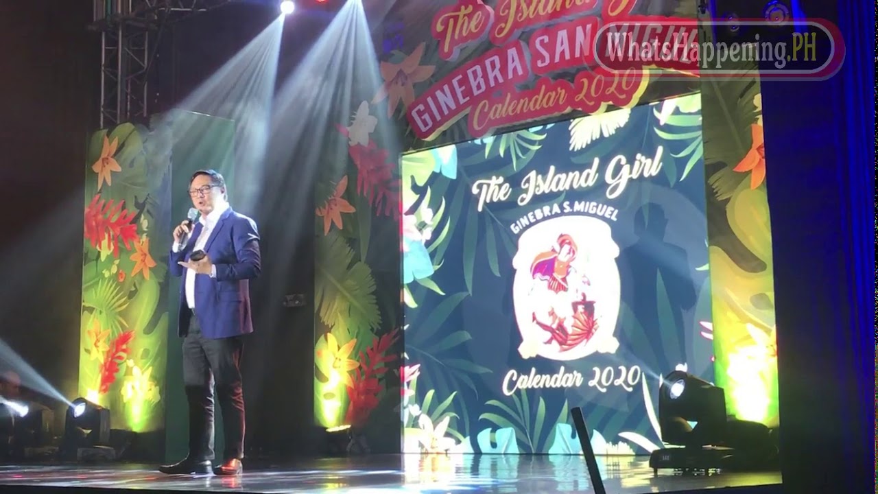 Sanya Lopez Reveals as Ginebra San Miguel 2020 Calendar Girl - YouTube