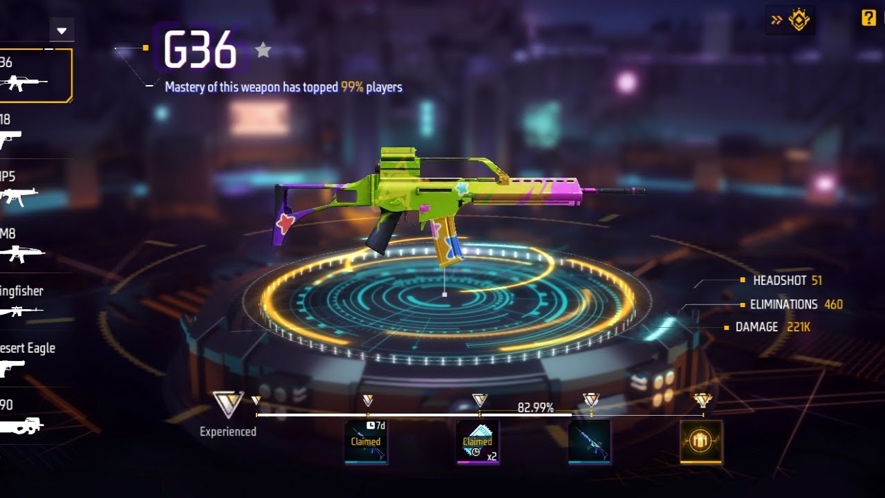 Free Fire G36 Gun Challenge: Victory or Defeat? Clash squad - YouTube