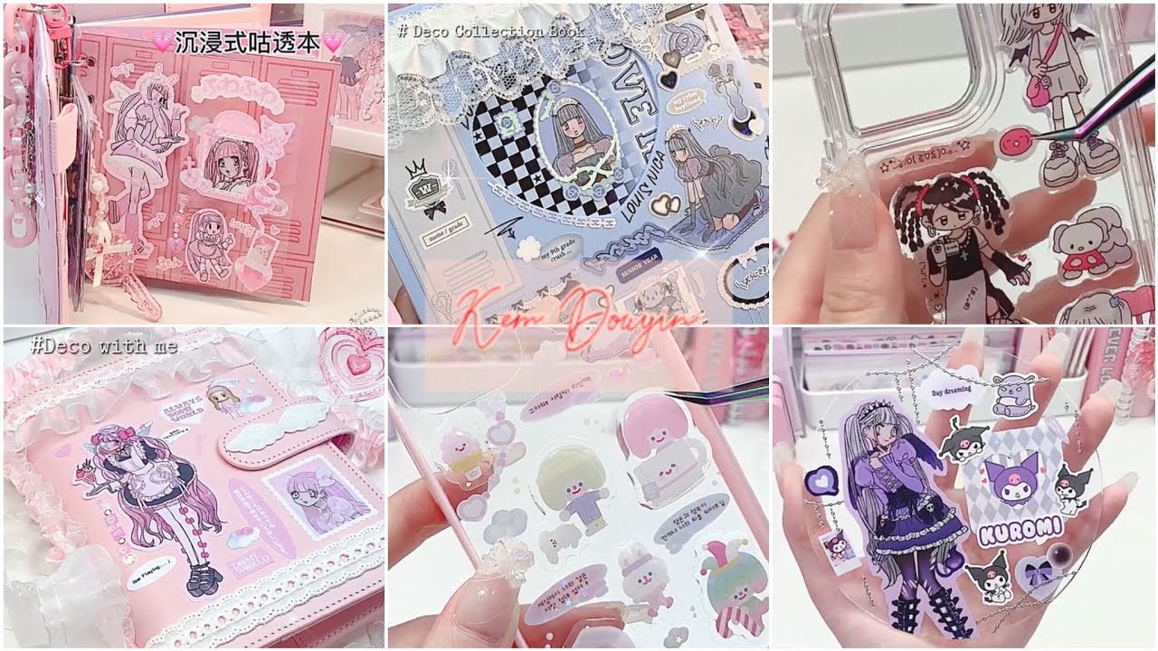 [抖音]~ Douyin / 🧸Trang trí sổ tay, ốp điện thoại, túi bút,...bằng ...