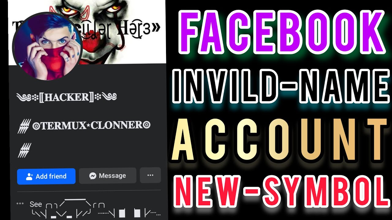 How To Make Unique Name Facebook Account 2023 | Facebook Invild Name ...