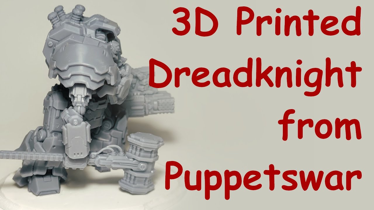 3D Printed Dreadknight for Grey Knights | Warhammer 40K | Puppetswar ...