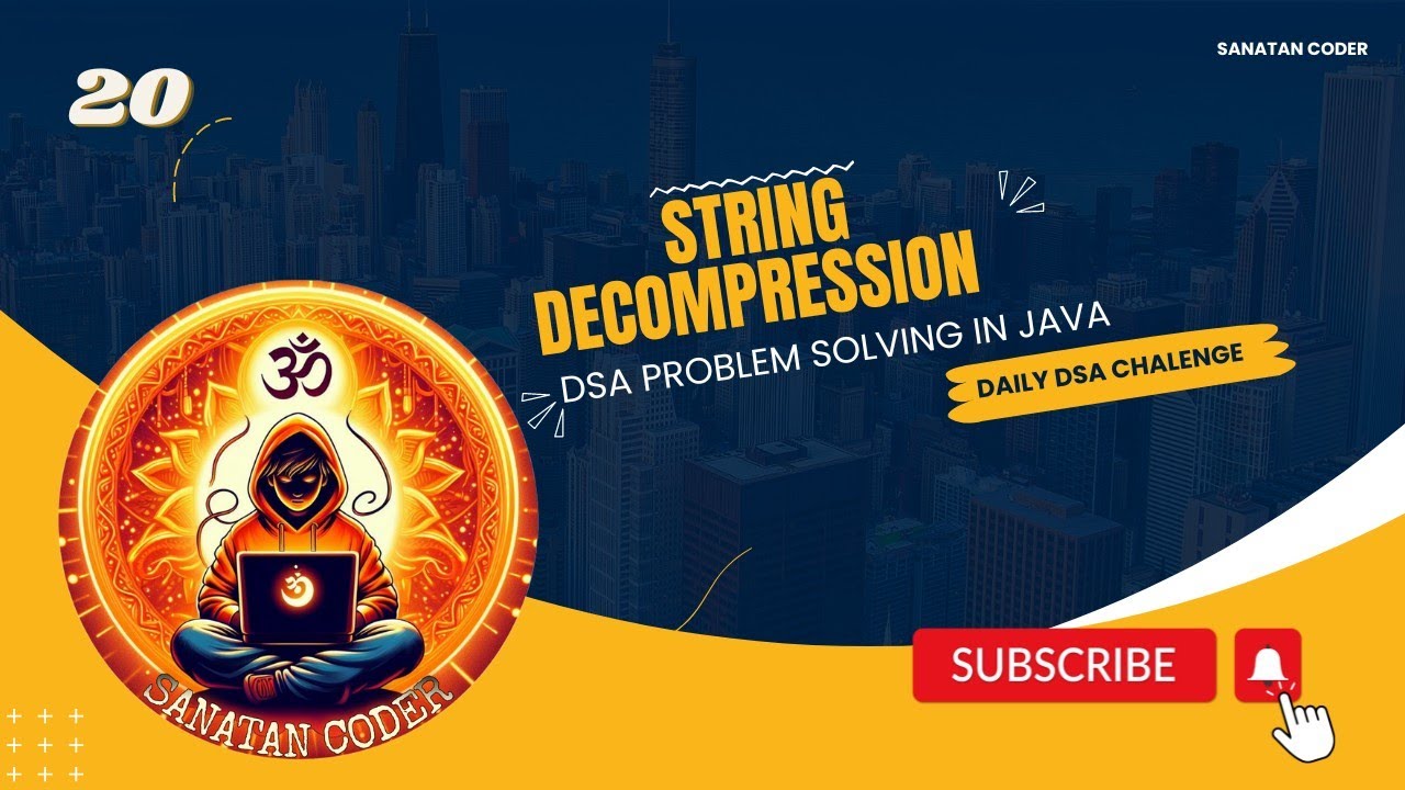 String Decompression Java Coding Tutorial Sanatan Coder Youtube 9274