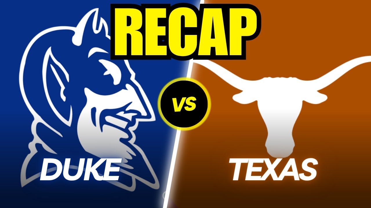 Duke vs. Texas Full Game Recap! - YouTube