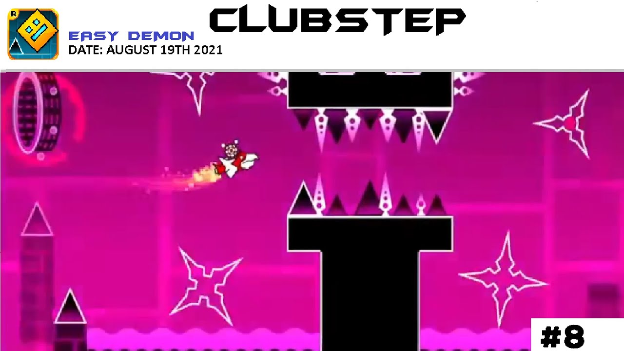 [8th] Clubstep by RobTop 100% (Demon) | Geometry Dash - YouTube