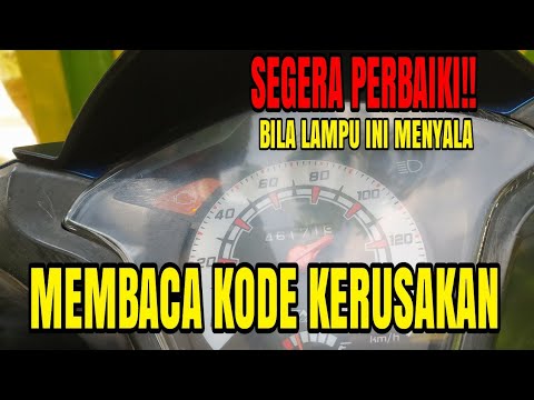 Membaca kode kerusakan injeksi dengan kedipan lampu indikator - YouTube