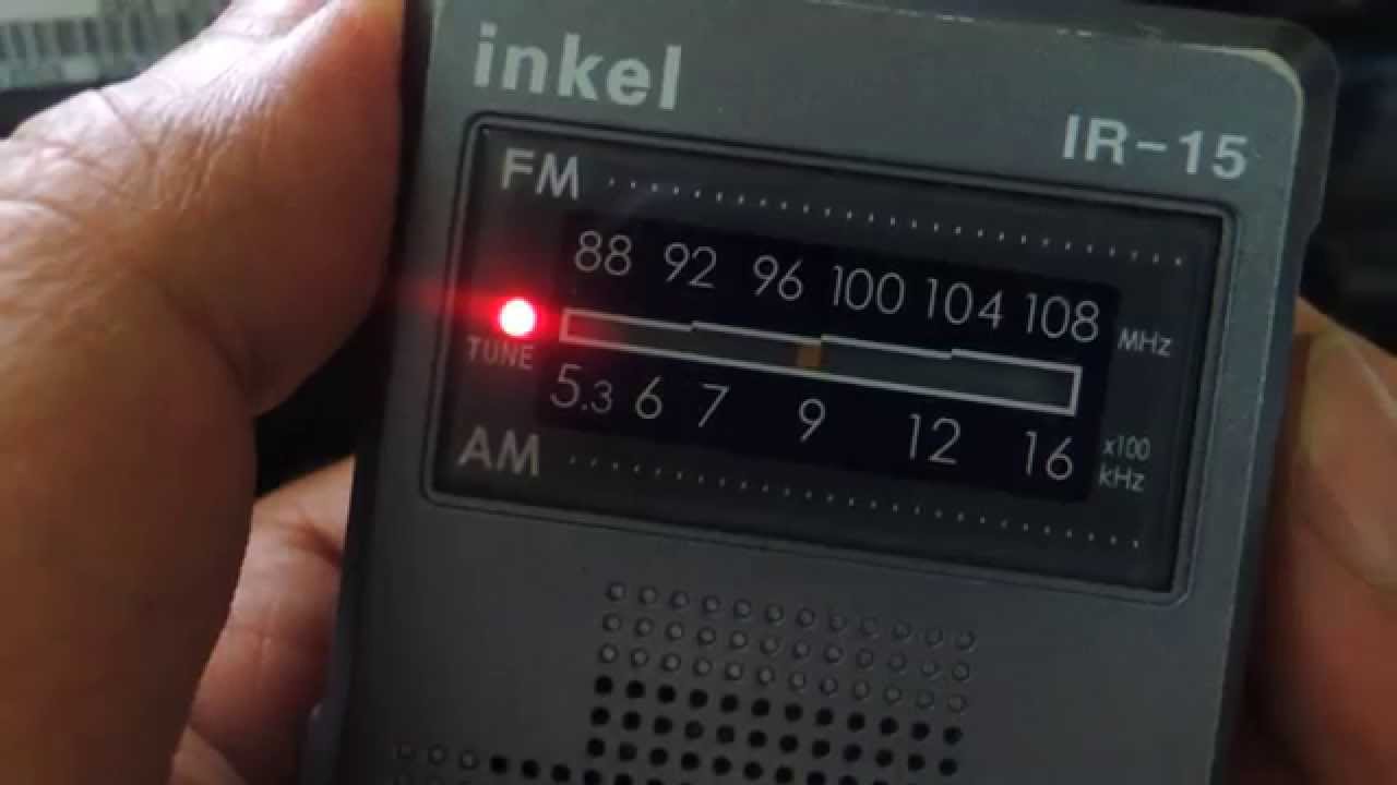 inkel IR-15 AM/FM RADIO RECEIVER - YouTube
