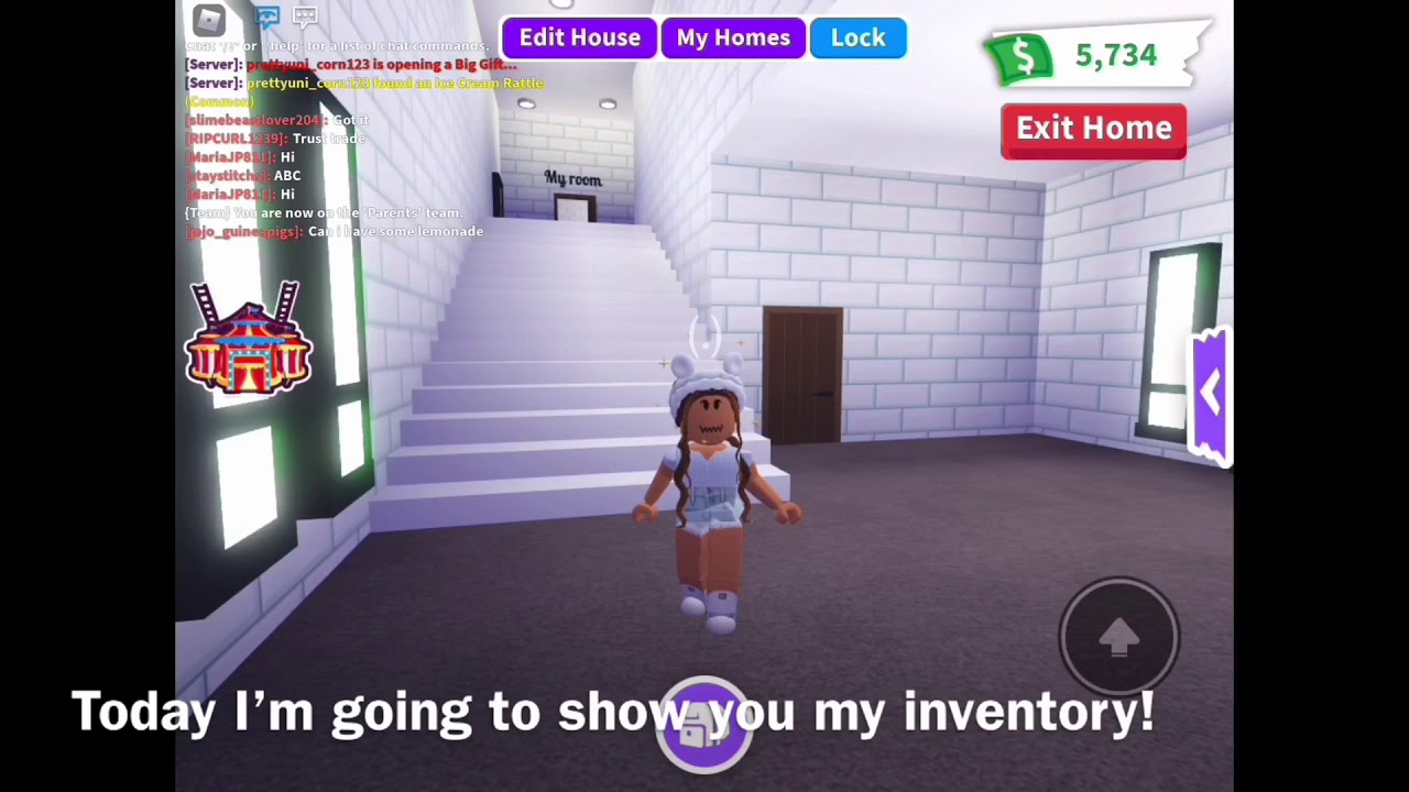 What’s in my inventory??|Roblox adopt me - YouTube