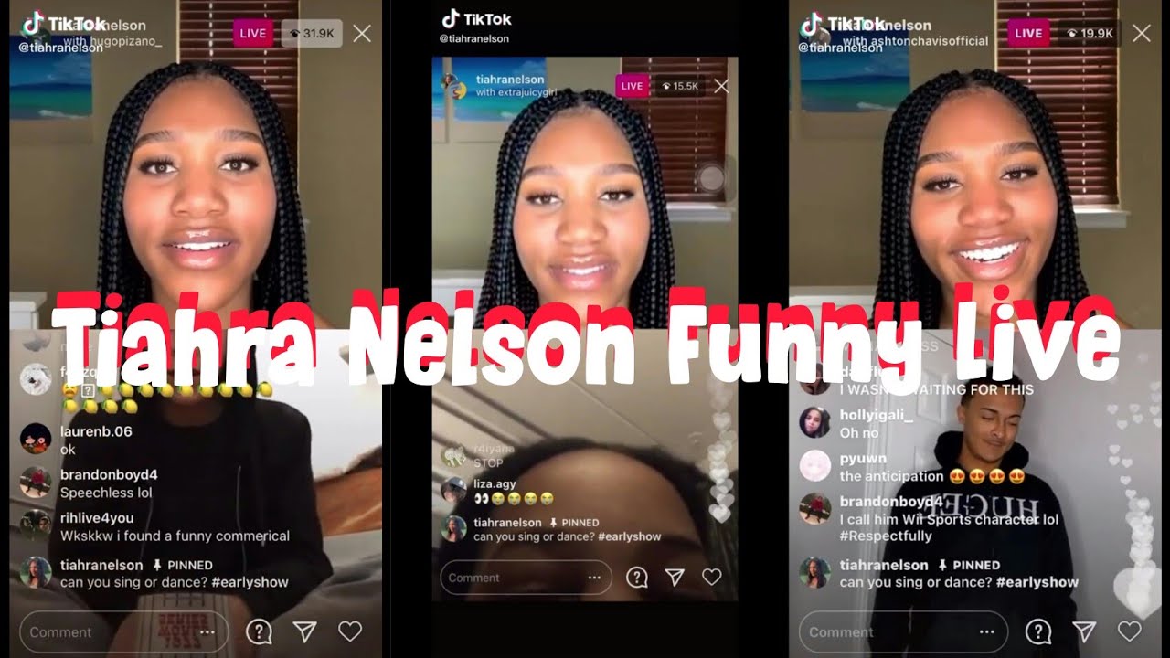 Tiahra Nelson Funny Live Compilation (Part 6) - YouTube
