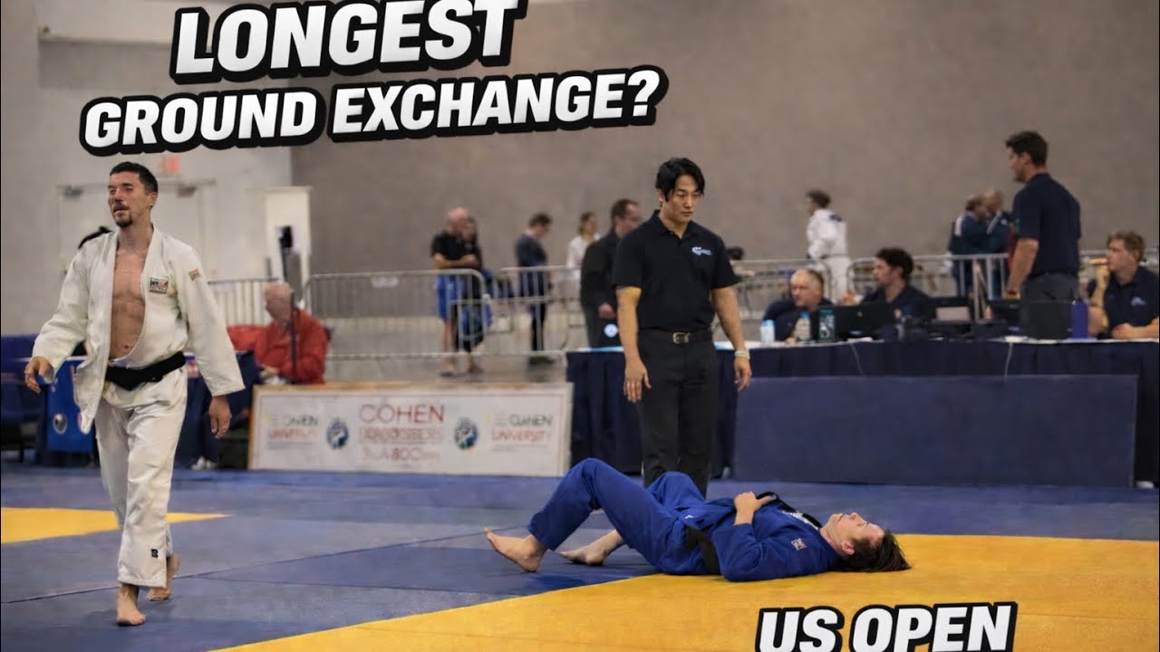 Judo Groundwork MORE Exciting Than BJJ? Rear Triangle at US Open - YouTube