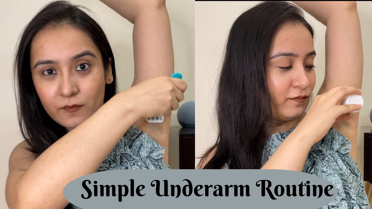 Simple Underarm Routine for Perfect Underarms | Rhythm Arora - YouTube
