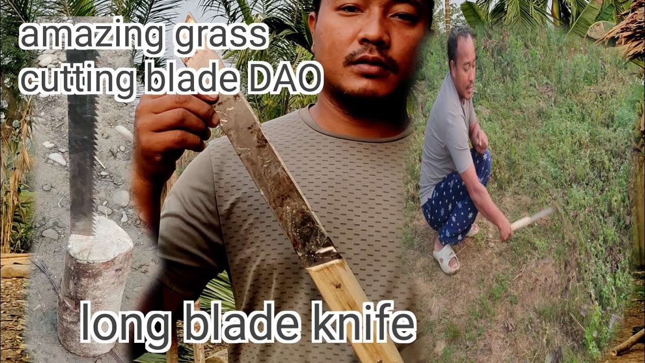 how to make blade dao with bandsaw blade/ homemade/amazing sharp blade ...