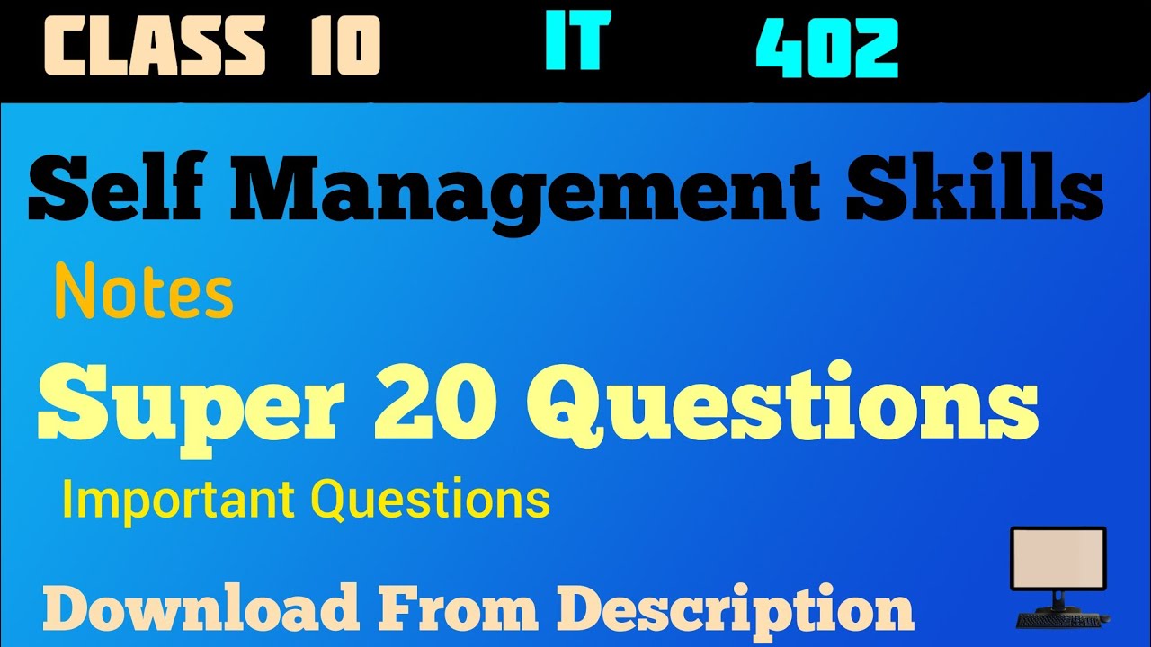 Top 20 Important Question Information Technology 402 class 10 ...