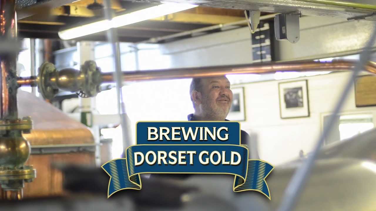 Brewing Palmers Dorset Gold in Bridport - YouTube
