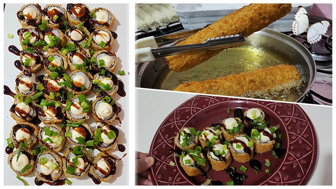 HOT ROLL FEITO em CASA com DUPLO EMPANADO - YouTube