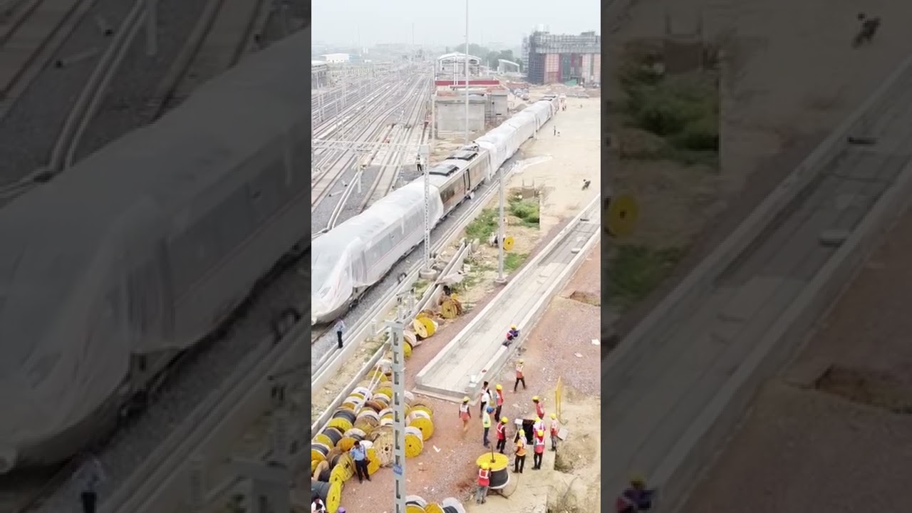 the first RRTS trainsets reached Duhai Depot last week now assembled ...