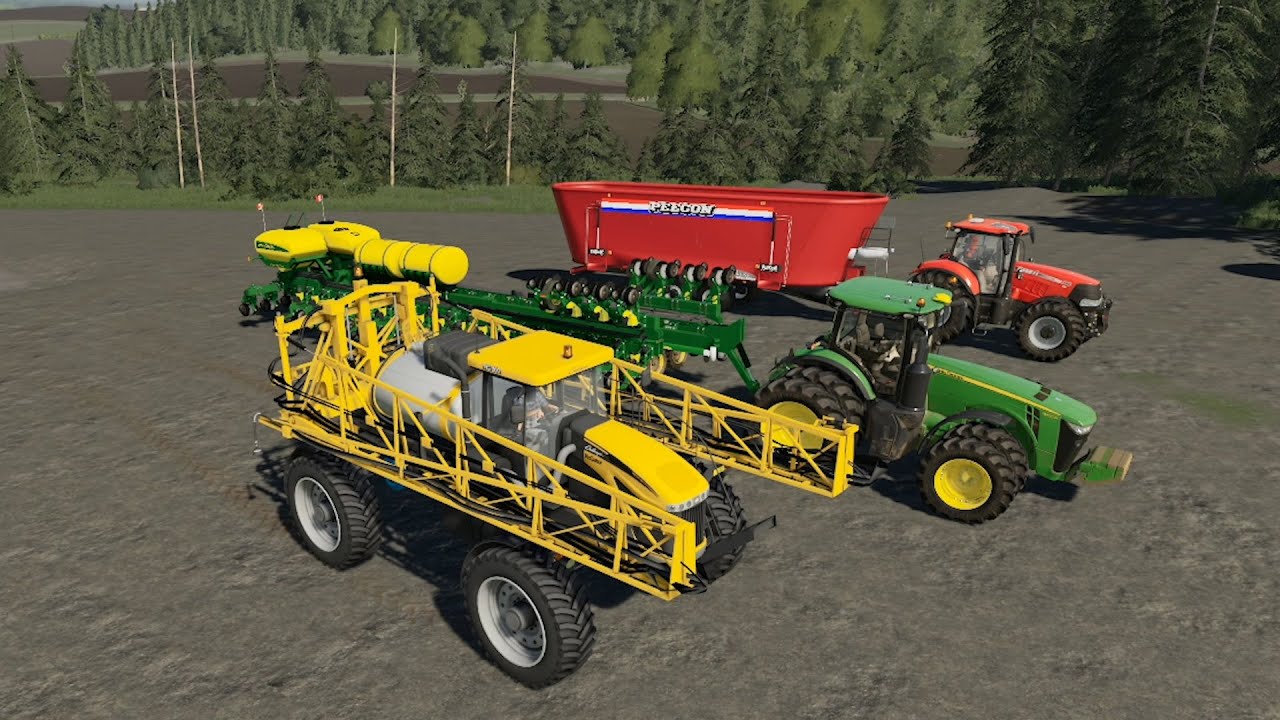 Lone Oak EP#70 | Harvest, Planting | FS19 Timelapse |Farming Simulator ...