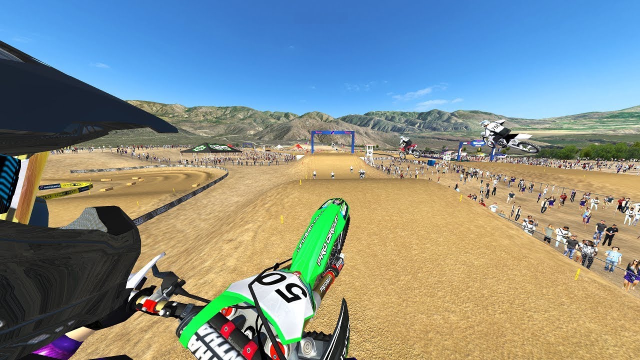 2019 Fox Raceway Motocross - MX Simulator Pro rF 450 Moto 1 - YouTube
