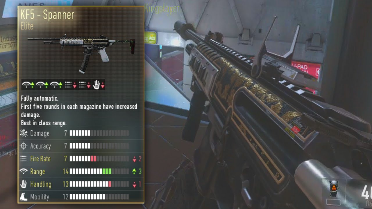 "KF5 - Spanner" (Elite Weapons of Advanced Warfare) - YouTube