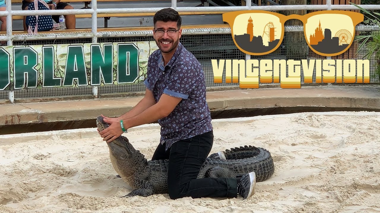 GOIN' GATOR | Wrestling An Alligator And My First Time At Gatorland ...